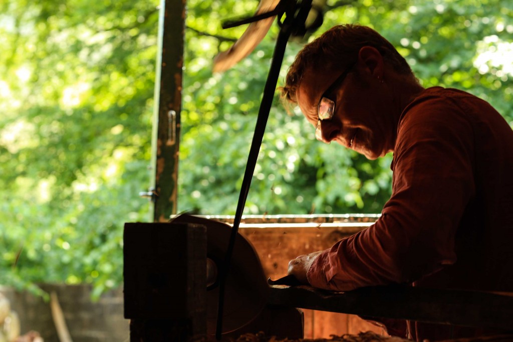 professional photoshoot in the workshop - Robin Wood