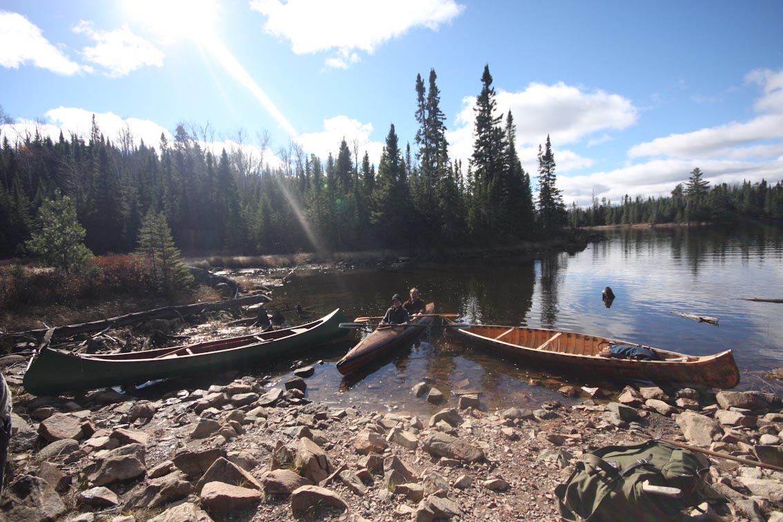 Birch bark canoe trip to the boundary waters - Robin Wood