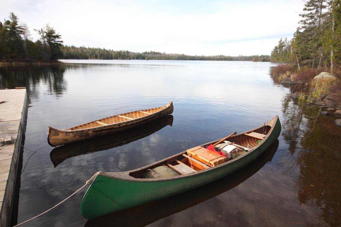 Birch bark canoe trip to the boundary waters - Robin Wood